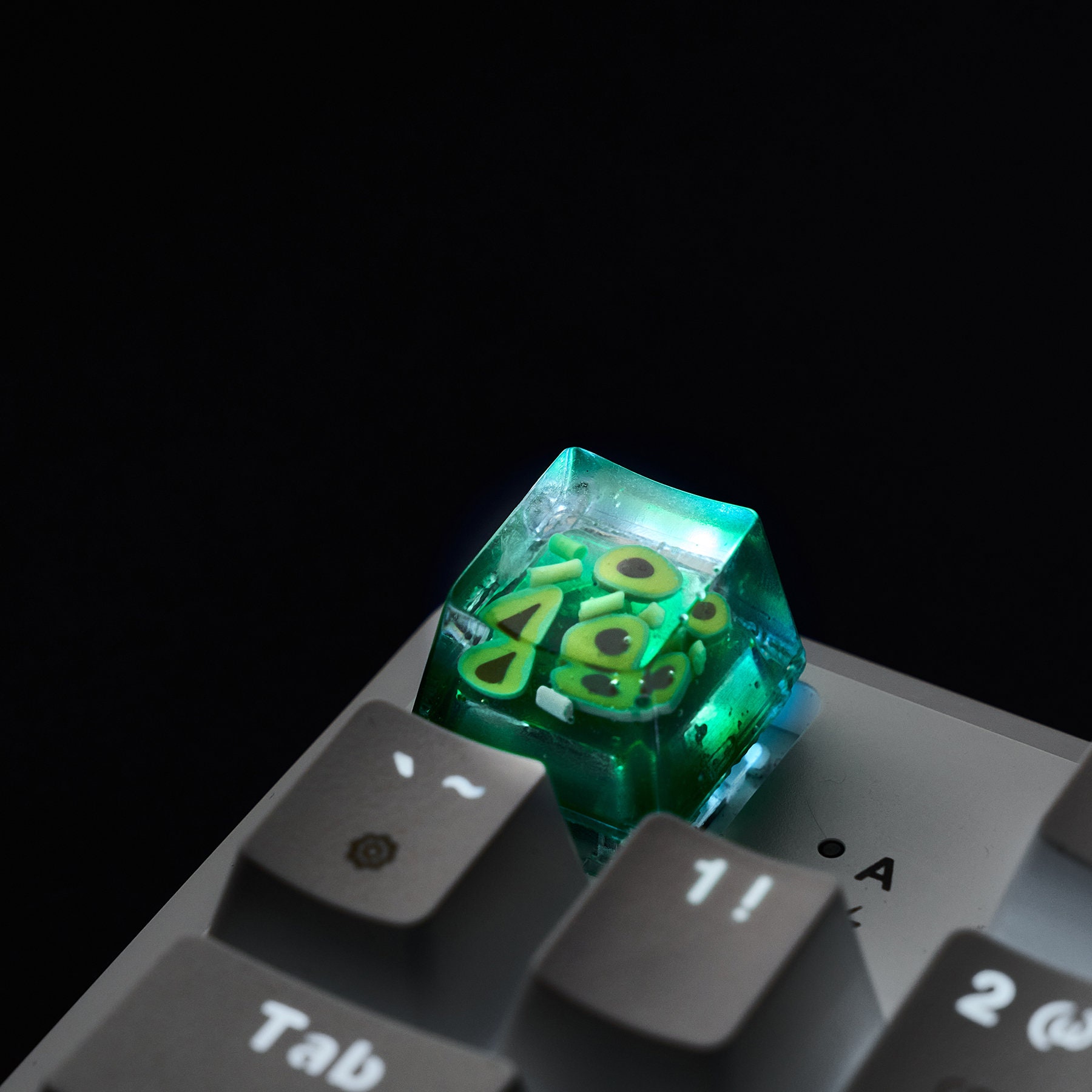 Artisan Keycap, Avocado Keycap , Keycap Handmade OEM Back Lit OEM ...