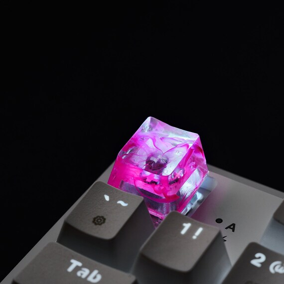 Artisan Keycap Pink Detailed Keycap Keycap Handmade OEM - Etsy