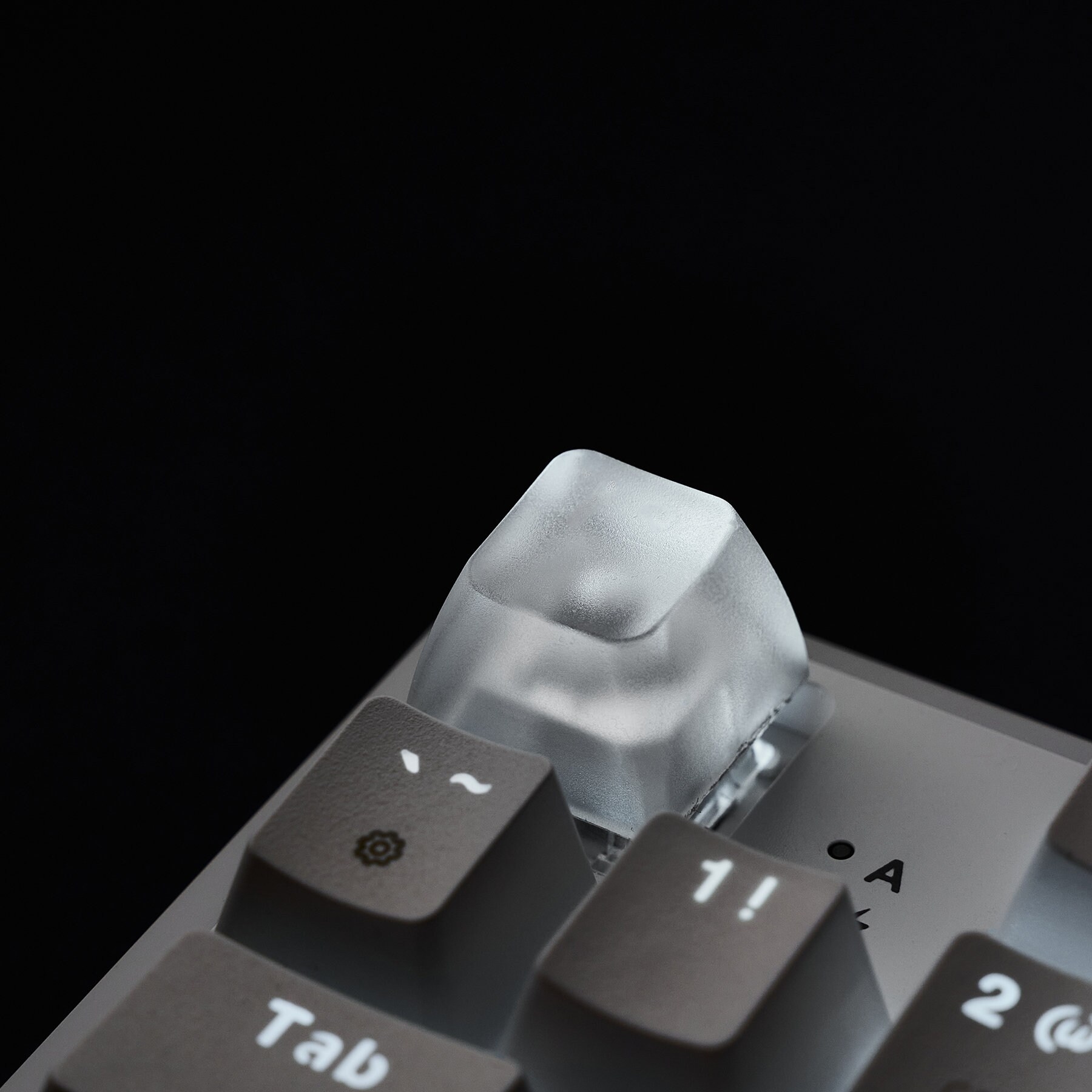 Artisan Keycap Keycap Clear Frosted Keycap Keycap Handmade - Etsy