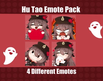 Pngtuber Asset Genshin Impact pack 5 Hu Tao Hat - Etsy