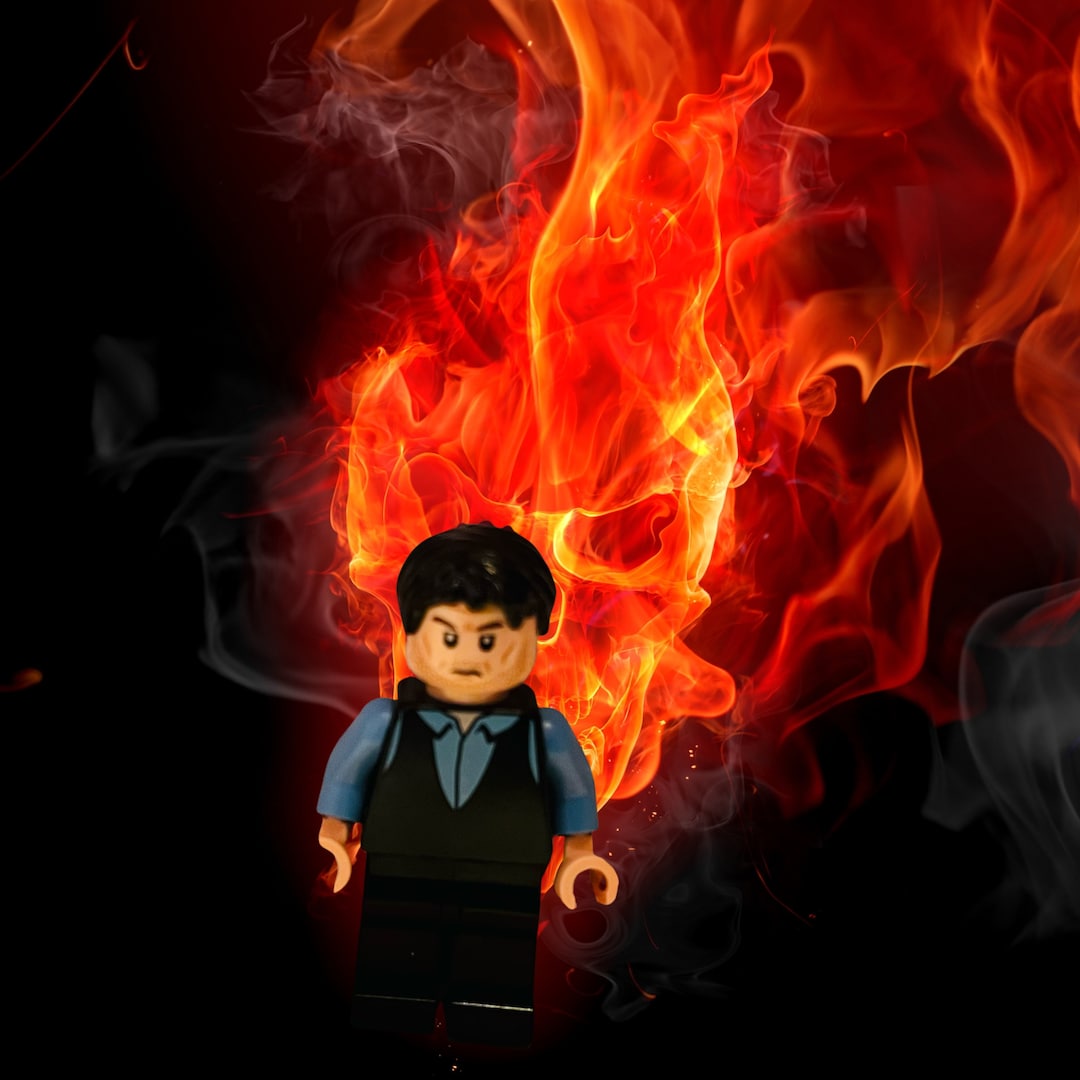 Devil Inspired Brick Characters:~ Devil ~ Angel ~ Detective ~ Lucifer ...