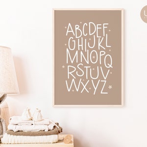 Educational Wall Art Alphabet Poster Classroom Posters - Etsy