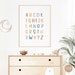 Educational Wall Art, Alphabet Poster, Classroom Posters, Homeschool ...