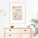 Educational Wall Art, Alphabet Poster, Classroom Posters, Homeschool ...