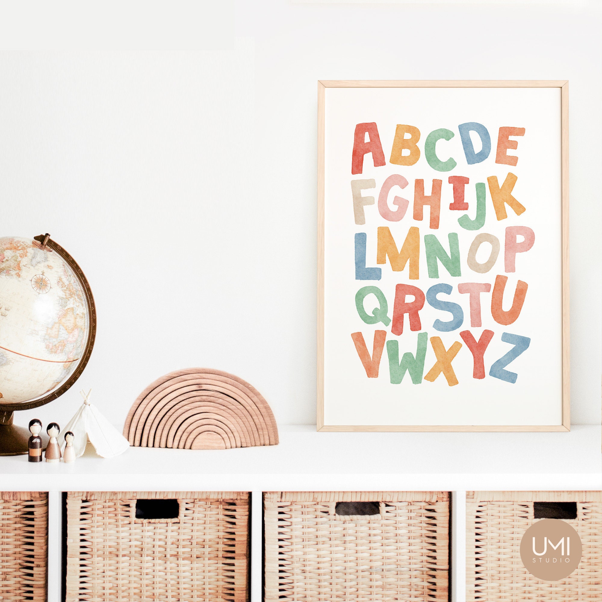 Educational Wall Art, Alphabet Poster, Classroom Posters, Homeschool ...