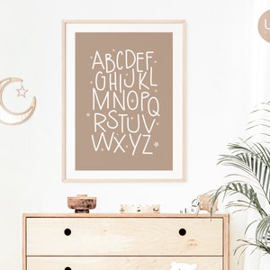 Educational Wall Art Alphabet Poster Classroom Posters - Etsy