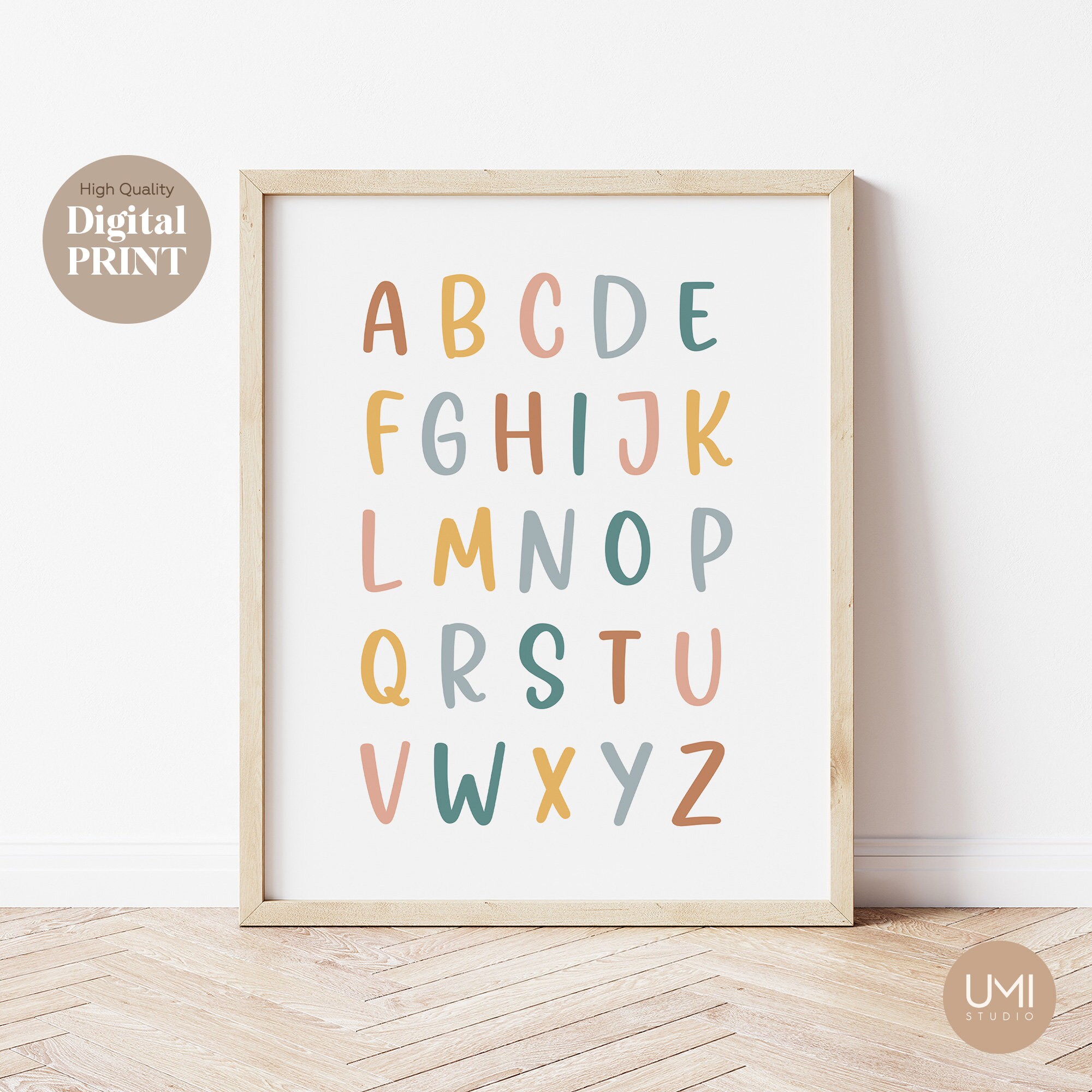 Educational Wall Art, Alphabet Poster, Classroom Posters, Homeschool ...