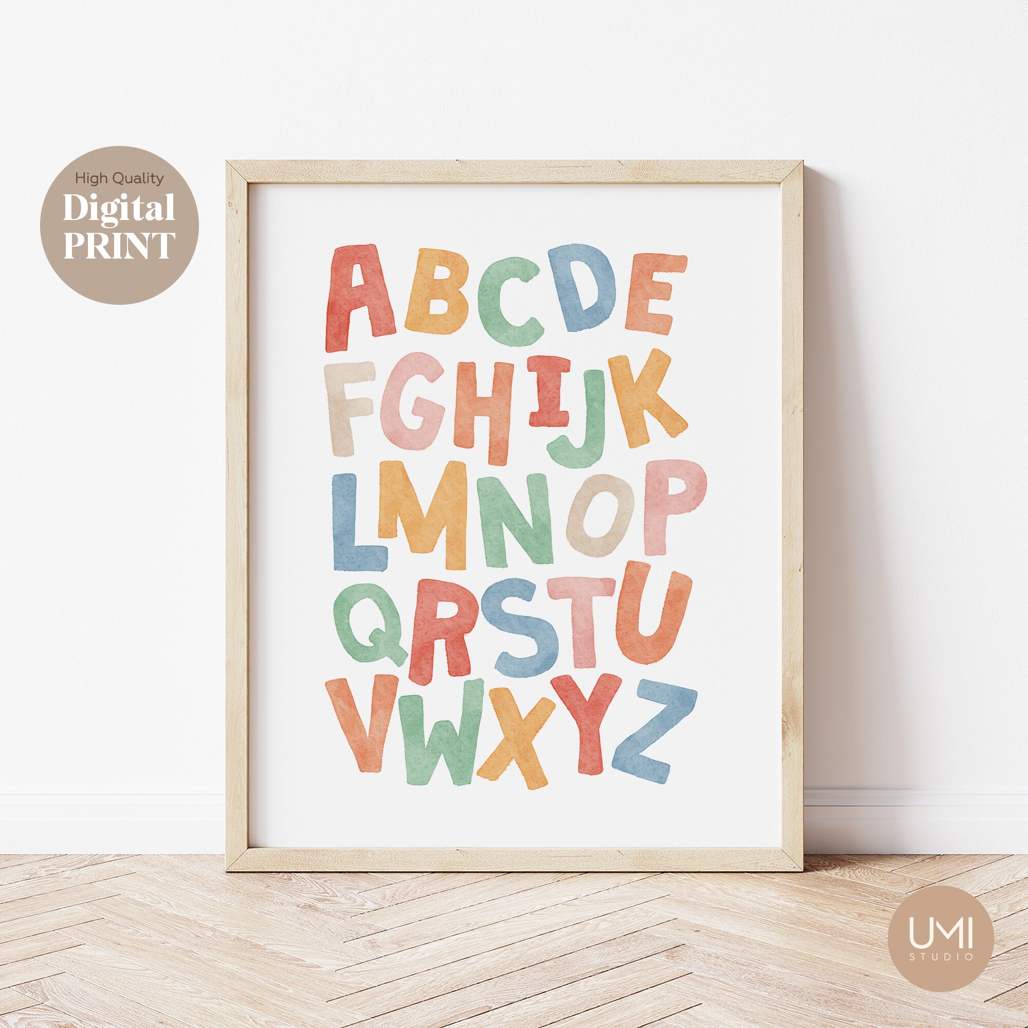 Educational Wall Art, Alphabet Poster, Classroom Posters, Homeschool ...