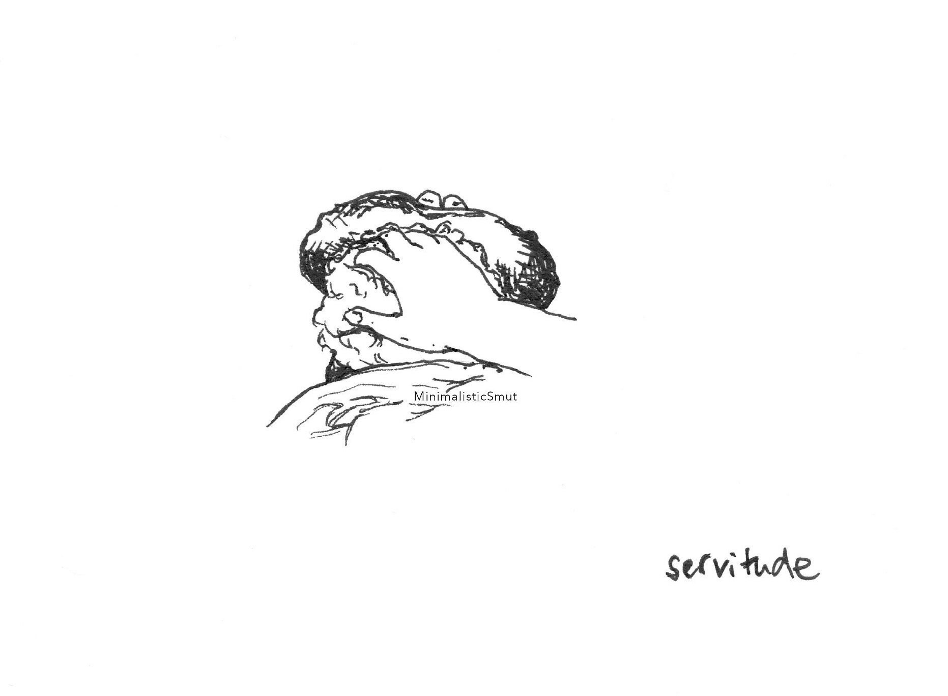 Servitude : Original Ink Drawing - Etsy