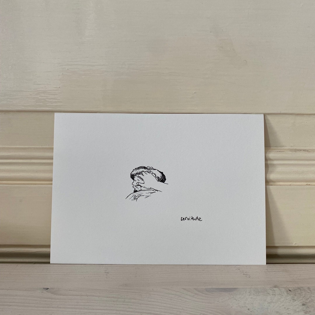 Servitude : Original Ink Drawing - Etsy