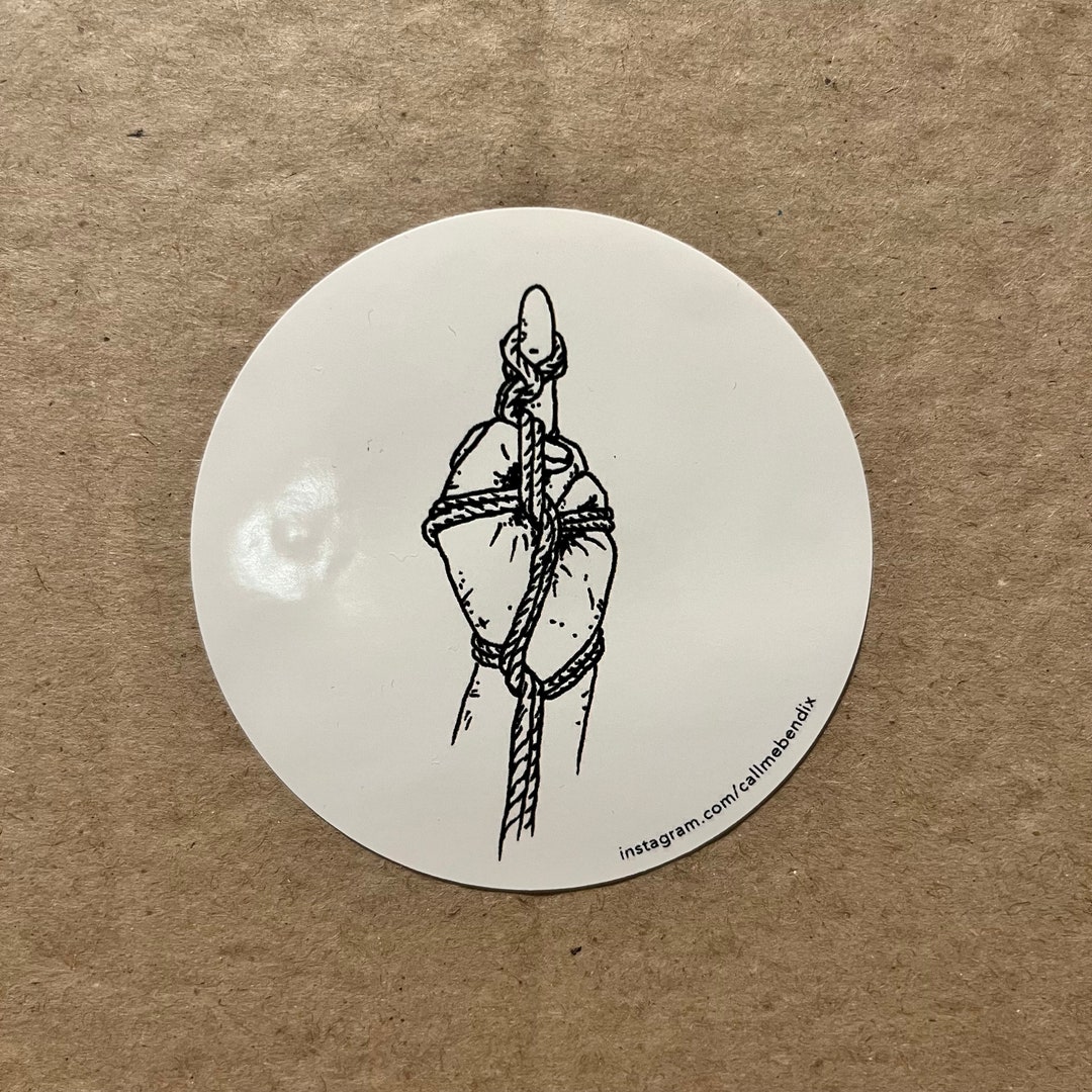 Stickers: Middle Finger in Bondage - Etsy