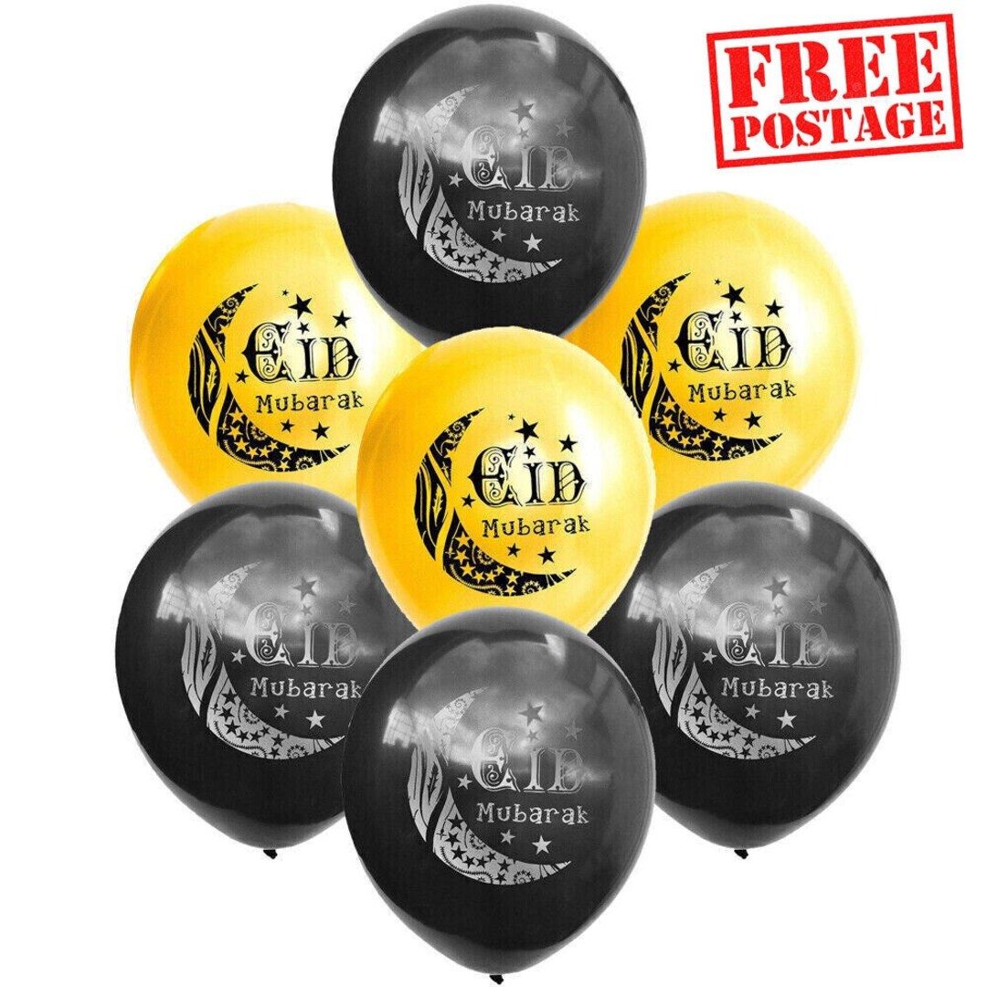 Eid Mubarak Balloons Ramadan Decoration Balloons Islam Muslim Balloons ...