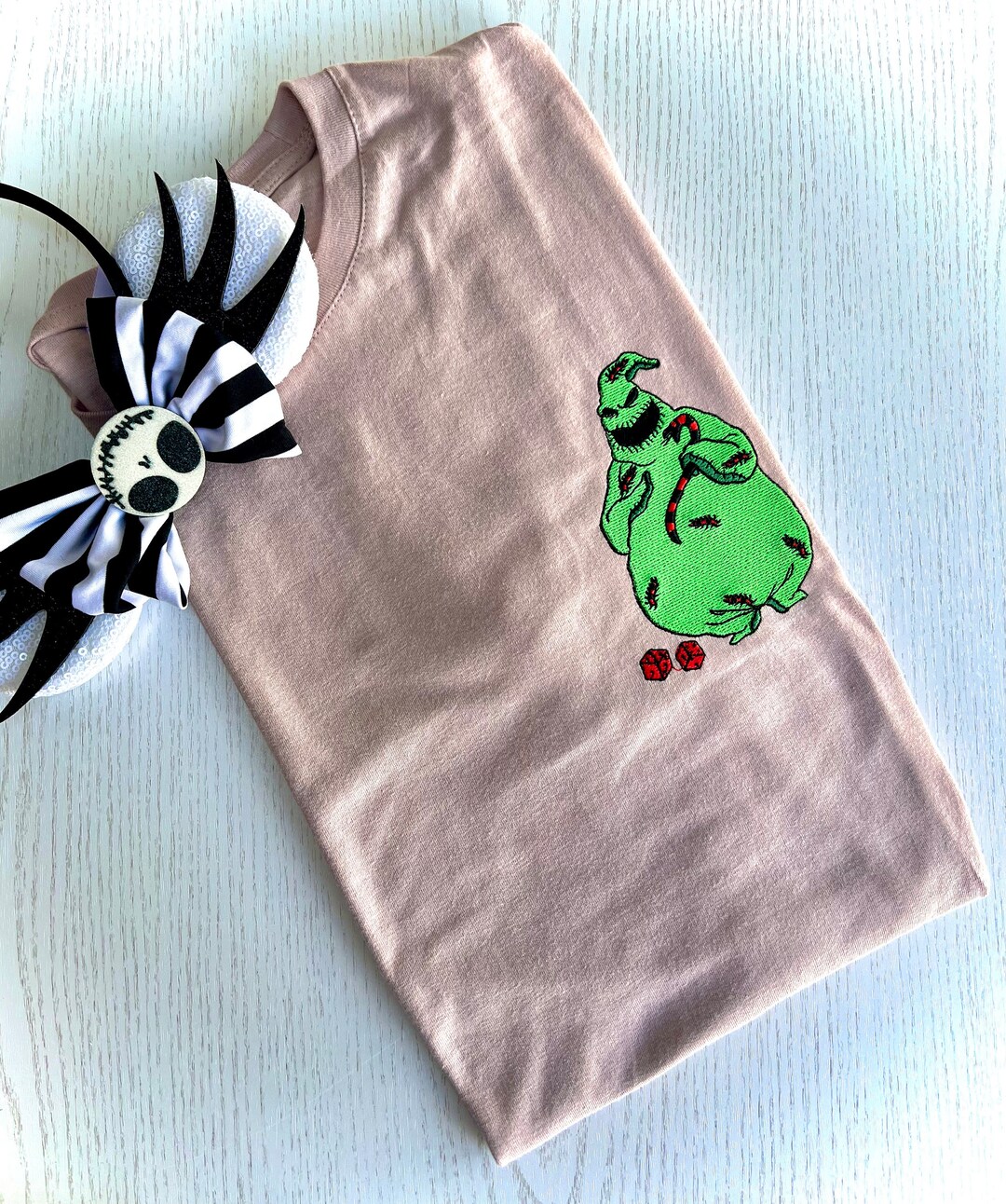 Oogie Boogie NBC Halloween Embroidered Unisex Top T-shirt Sweatshirt ...