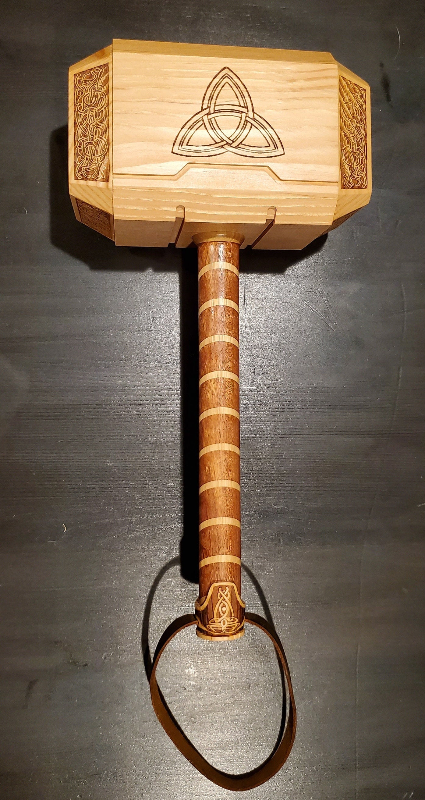 Wooden Thor's Hammer Mjolnir Replica - Etsy