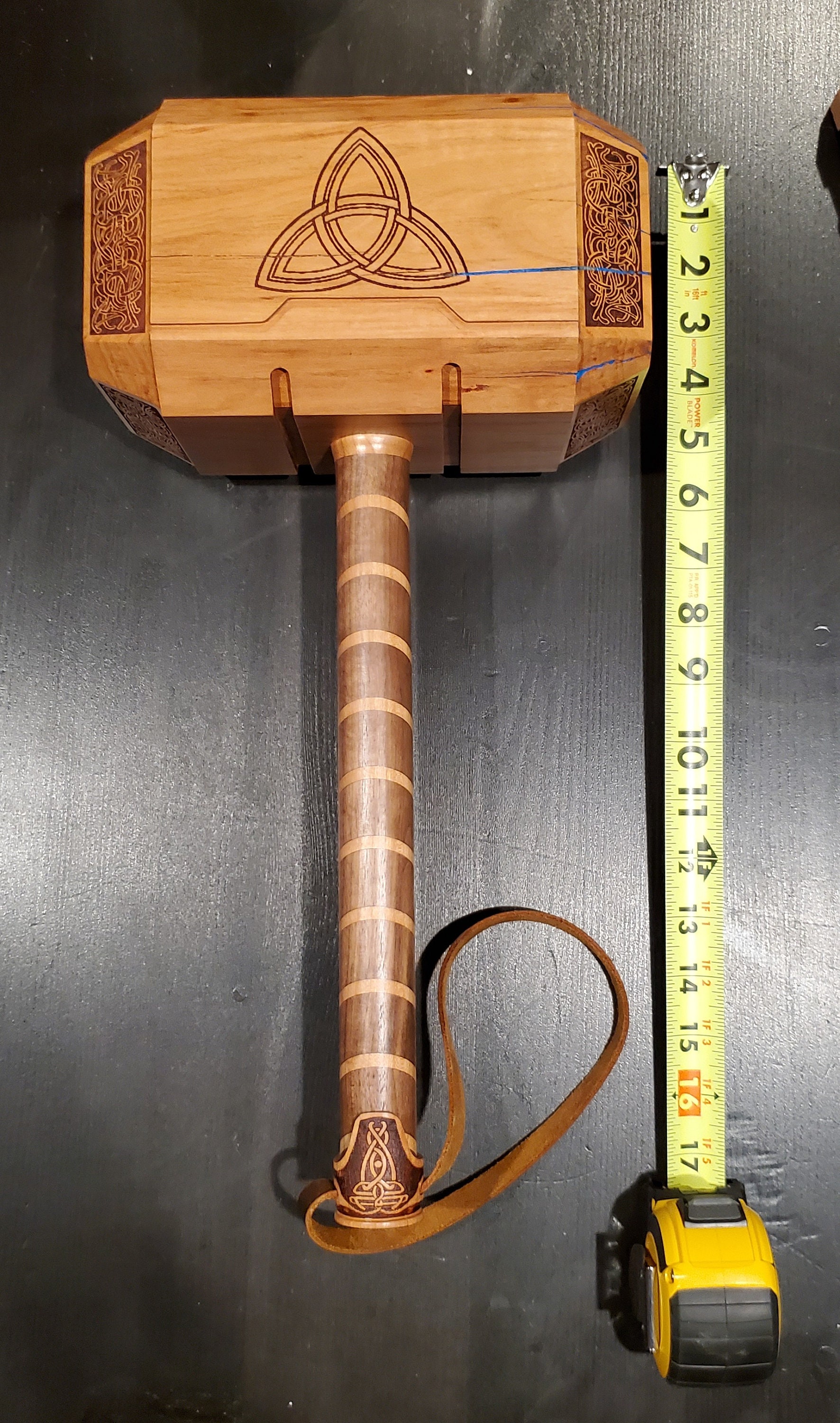 Wooden Thor's Hammer Mjolnir Replica - Etsy