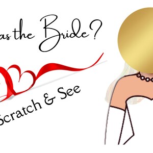 Who Has the Bride Scratch Game - Etsy