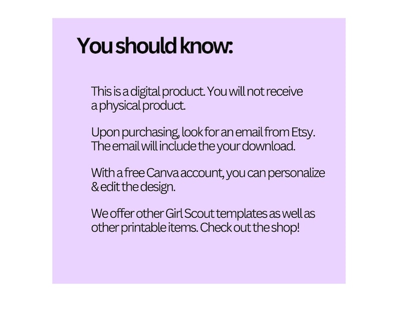 Editable INSTANT Download ABC Bakers Girl Scout Cookie Business Flyer ...