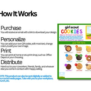 EDITABLE INSTANT Download Little Brownie Bakers Girl Scout Cookie ...
