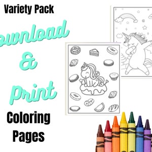 40 Unicorn Coloring Pages | Magical | Download & Print | Digital Files ...