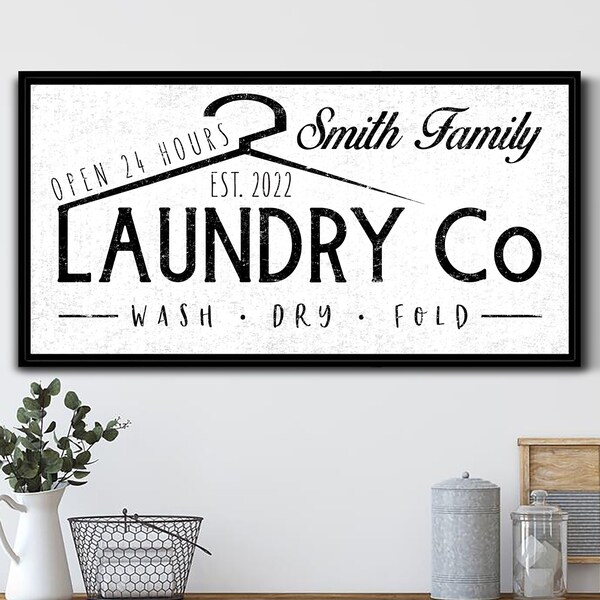 Laundry Co Sign - Etsy
