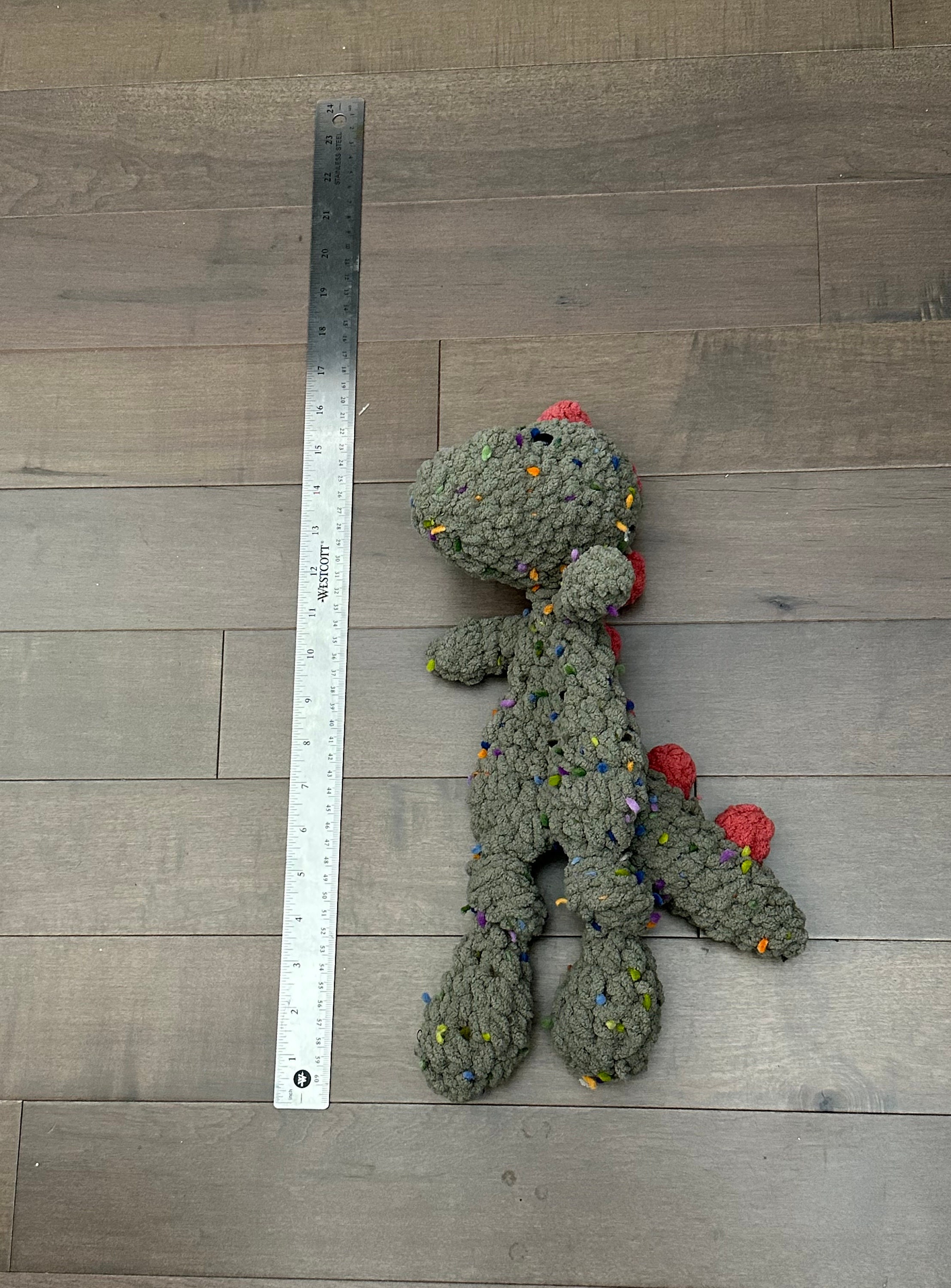 Mini Dinosaur Lovey Crochet Dinosaur Dinosaur Snuggler Speckled Sage Green and Rust - Etsy