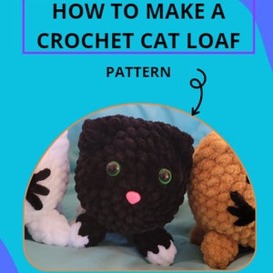 Cat Loaf PDF Pattern, Viral on Tiktok, Crochet Plushie Low-sew, Market ...