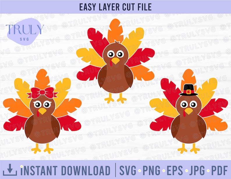 Turkey SVG, Turkey Thanksgiving SVG, Thanksgiving Turkey Svg ...