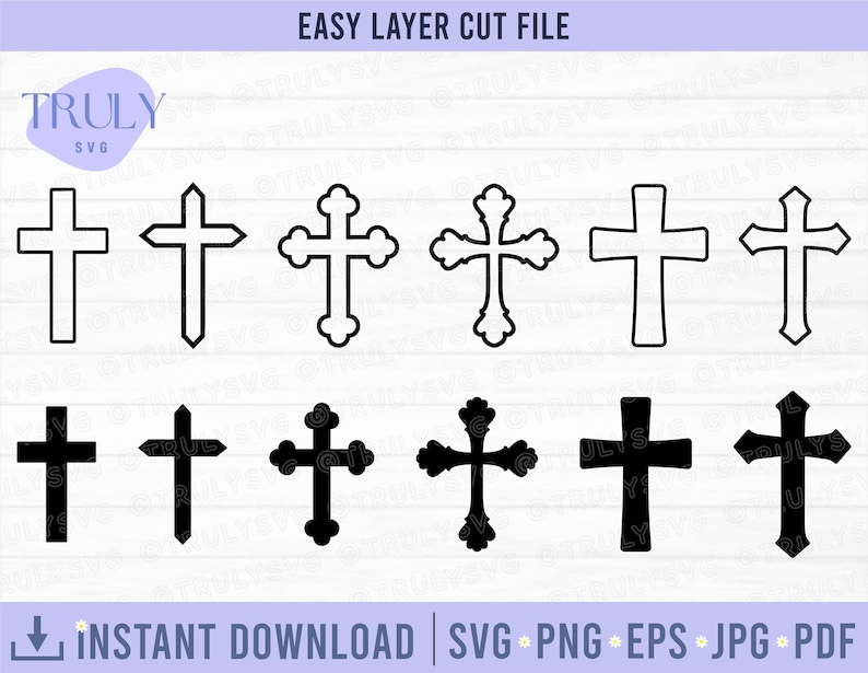 Cross SVG, Christian Cross SVG, Catholic Svg, Cross Silhouette, Cross ...