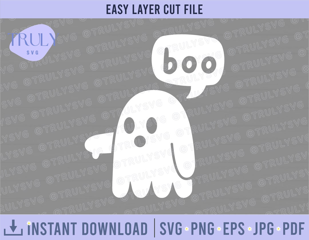 Ghost SVG, Boo Ghost SVG, Thumbs Down SVG, Cute Ghost Halloween, Spooky ...