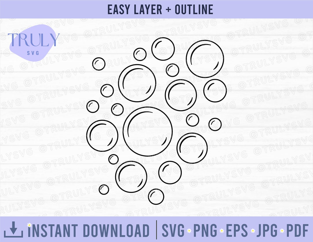 Bubbles Svg, Soap Bubbles Svg, Bubbles Cricut Svg, Bubbles Cut File ...