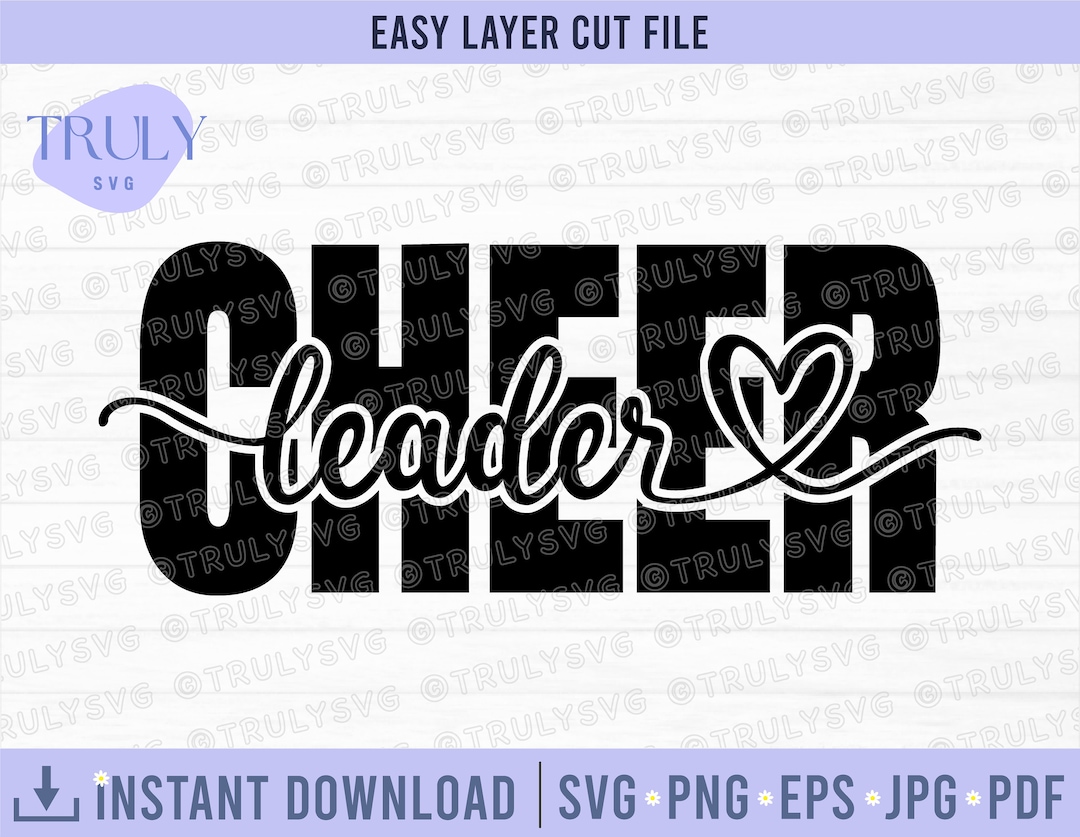 Cheerleader SVG, Cheer SVG, Cheer Leader SVG, Cheerleader Png, Digital ...