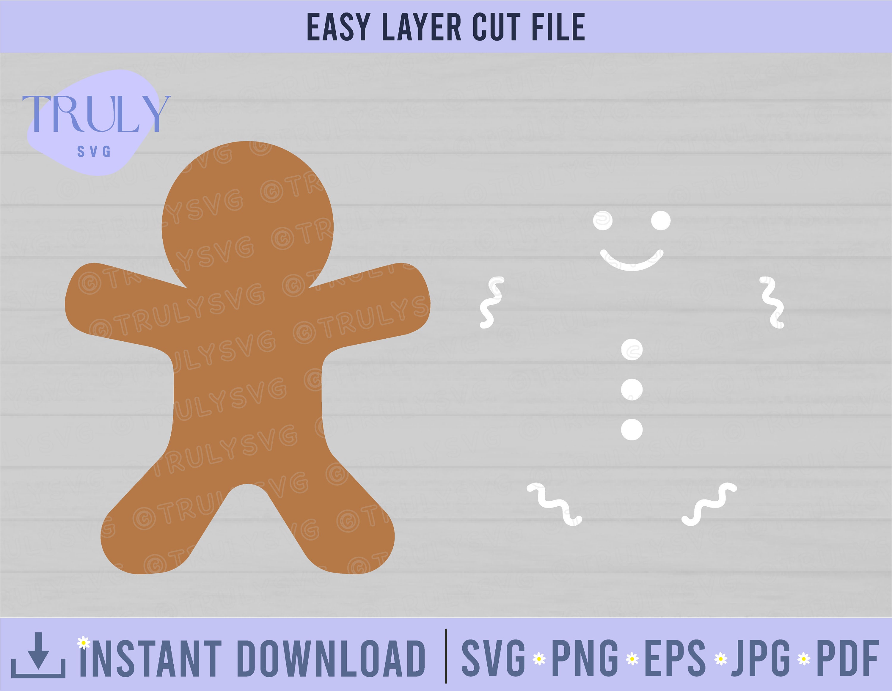 Gingerbread Man SVG Gingerbread Girl SVG Gingerbread SVG - Etsy