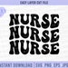 Nurse SVG, Retro Groovy Font, Nurse Groovy Text, Retro Nurse SVG, Nurse ...