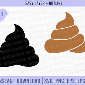 Poop SVG, Poop Icon Svg, Poop Clipart, Smiling Poop, Smiling Poop Svg ...