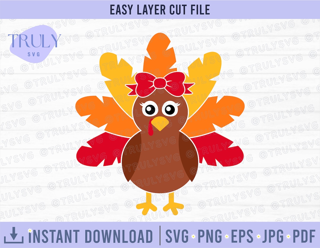 Turkey SVG, Turkey Thanksgiving SVG, Thanksgiving Turkey Svg ...