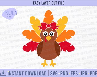 Turkey SVG, Turkey Thanksgiving SVG, Thanksgiving Turkey Svg ...