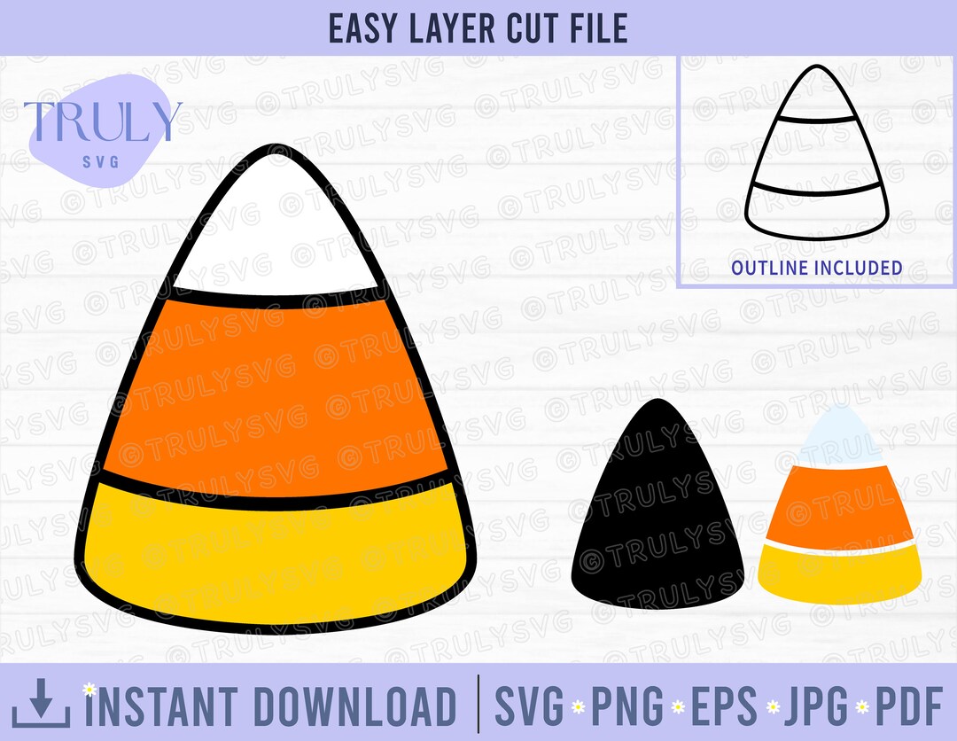 Candy Corn SVG, Candy Corn, Halloween SVG, Candy Corn PNG, Digital ...
