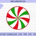 Peppermint Candy SVG, Peppermint SVG, Red and Green Peppermint Svg ...