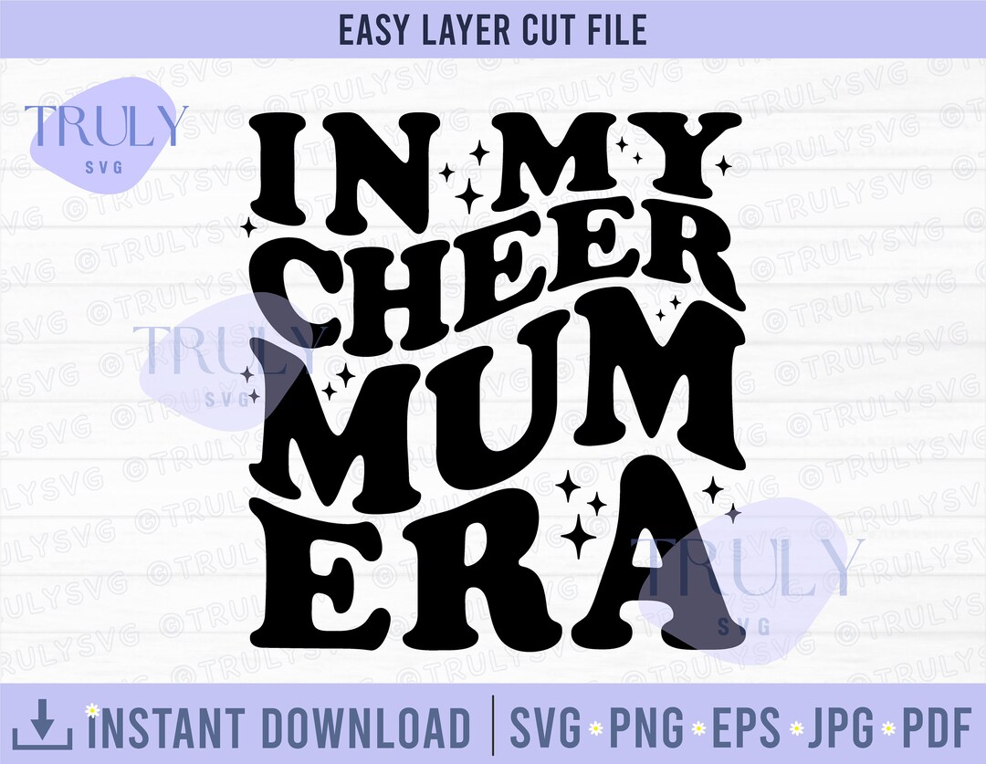 In My Cheer Mum Era SVG, Cheer Mum SVG, PNG, Cheer Mum Era Svg ...