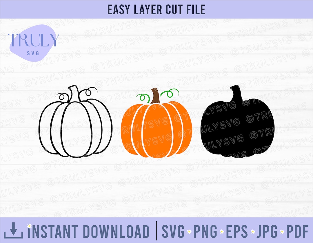 Pumpkin Svg, Fall Svg, Thanksgiving Svg, Halloween Svg, Pumpkin Cut ...