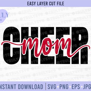 Cheer Mom SVG, Cheerleader SVG, Cheer SVG, Cheer Leader Svg, Cheer Mom ...