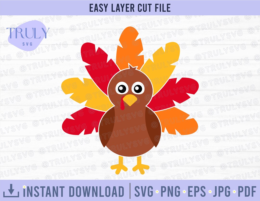 Turkey SVG, Turkey Thanksgiving SVG, Thanksgiving Turkey Svg ...