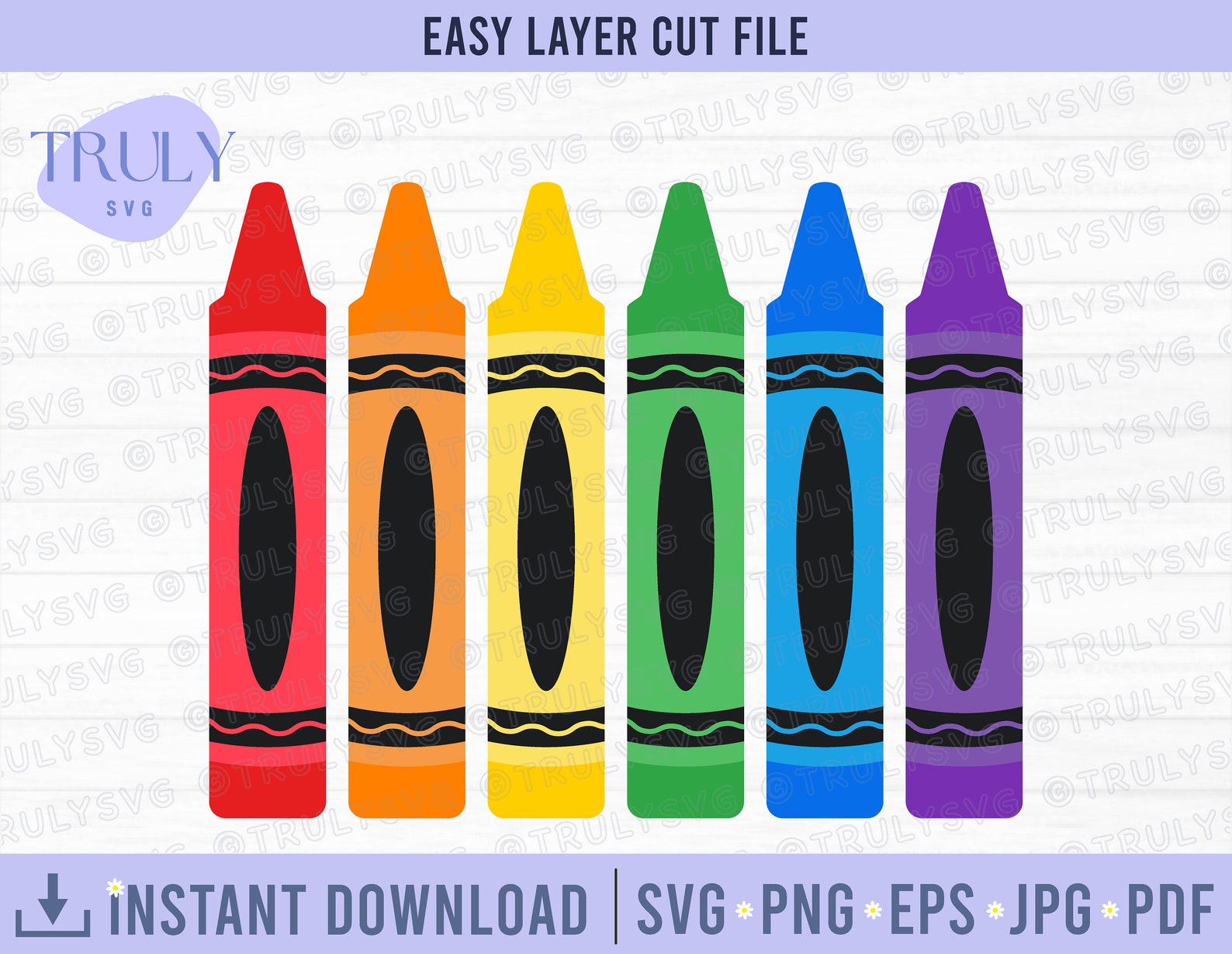 Crayon Name Frame SVG, Crayon Monogram SVG, Split Monogram Svg, Crayon ...