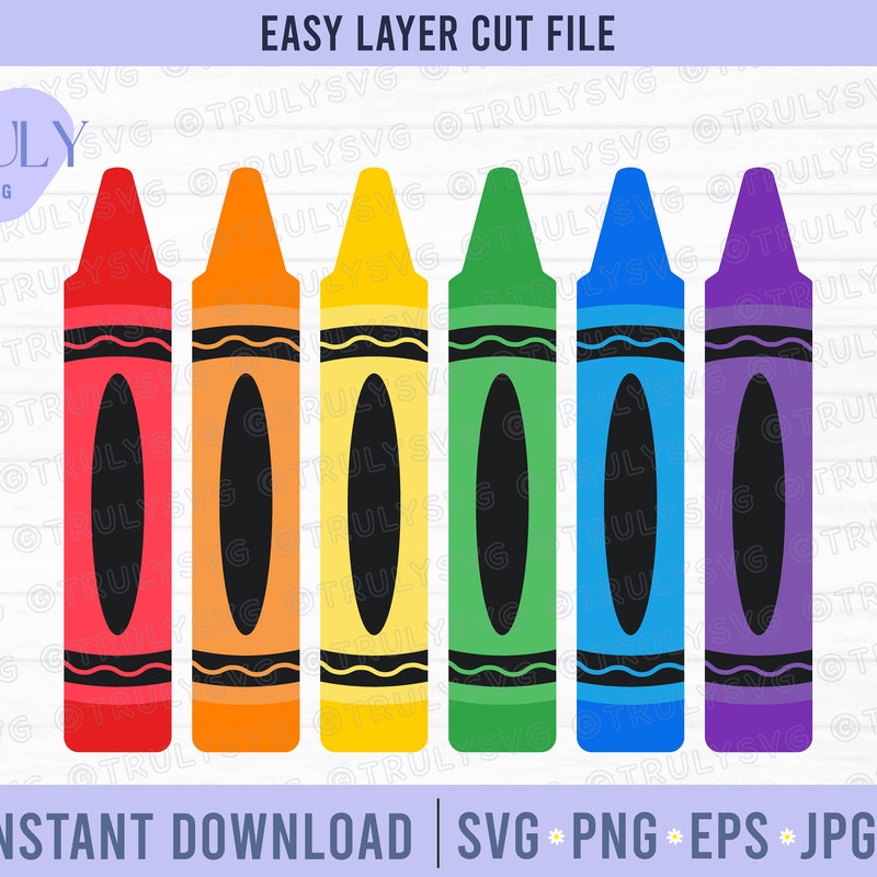 Crayola Crayons Font - Etsy