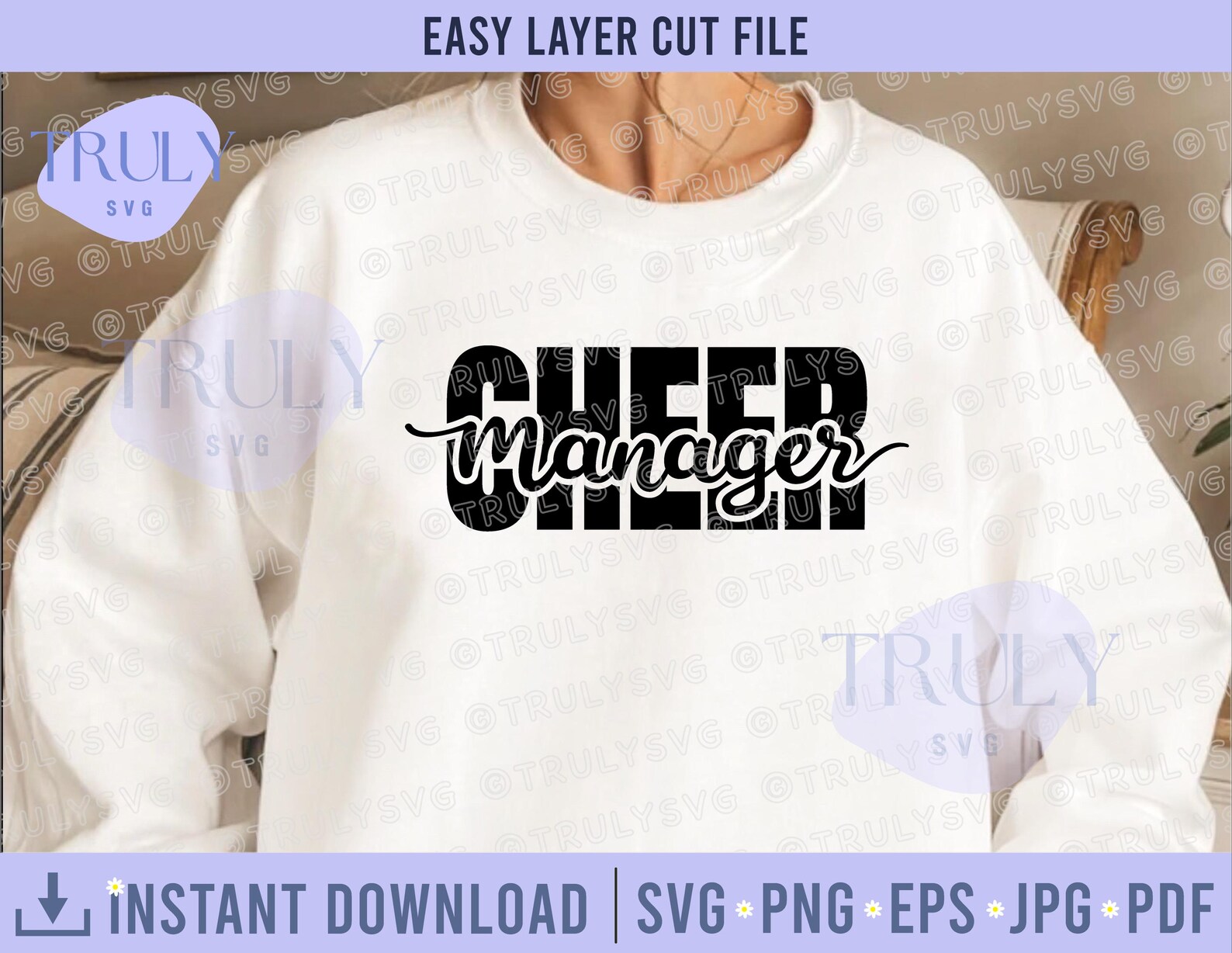 Cheer Manager SVG, Cheerleader SVG, Cheer SVG, Cheerleader Png, Digital ...