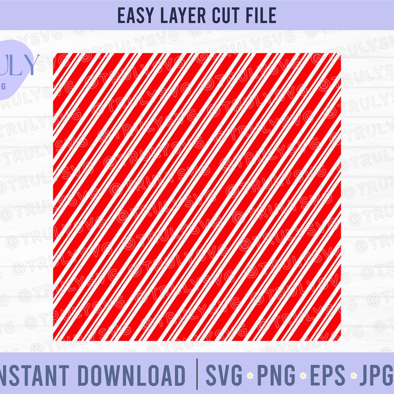 Candy Cane Svg - Etsy