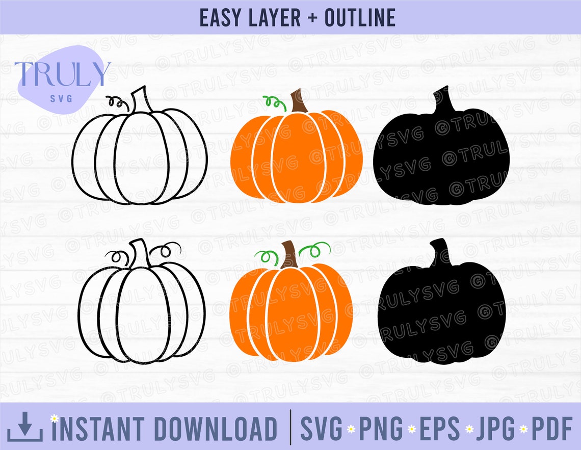 Pumpkin SVG, Fall Pumpkin SVG, Pumpkin Cutfile, Pumpkin Bundle SVG ...