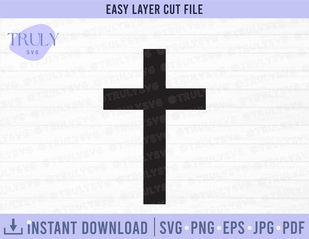Cross SVG, Christian Cross SVG, Catholic Svg, Cross Silhouette, Cross ...