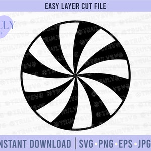 Peppermint Candy SVG, Peppermint SVG, Red and White Peppermint Svg ...
