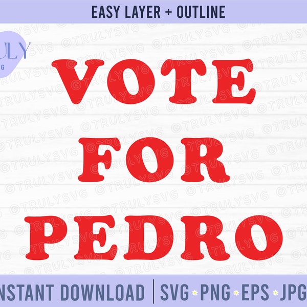Vote for Pedro Shirt - Etsy